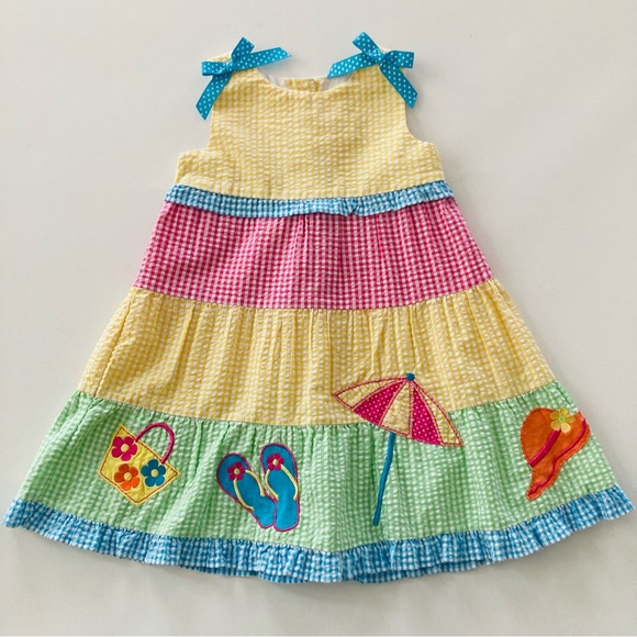 Good Lad | Dresses | Toddler Girl 4t Seersucker Dress Spring Summer ...